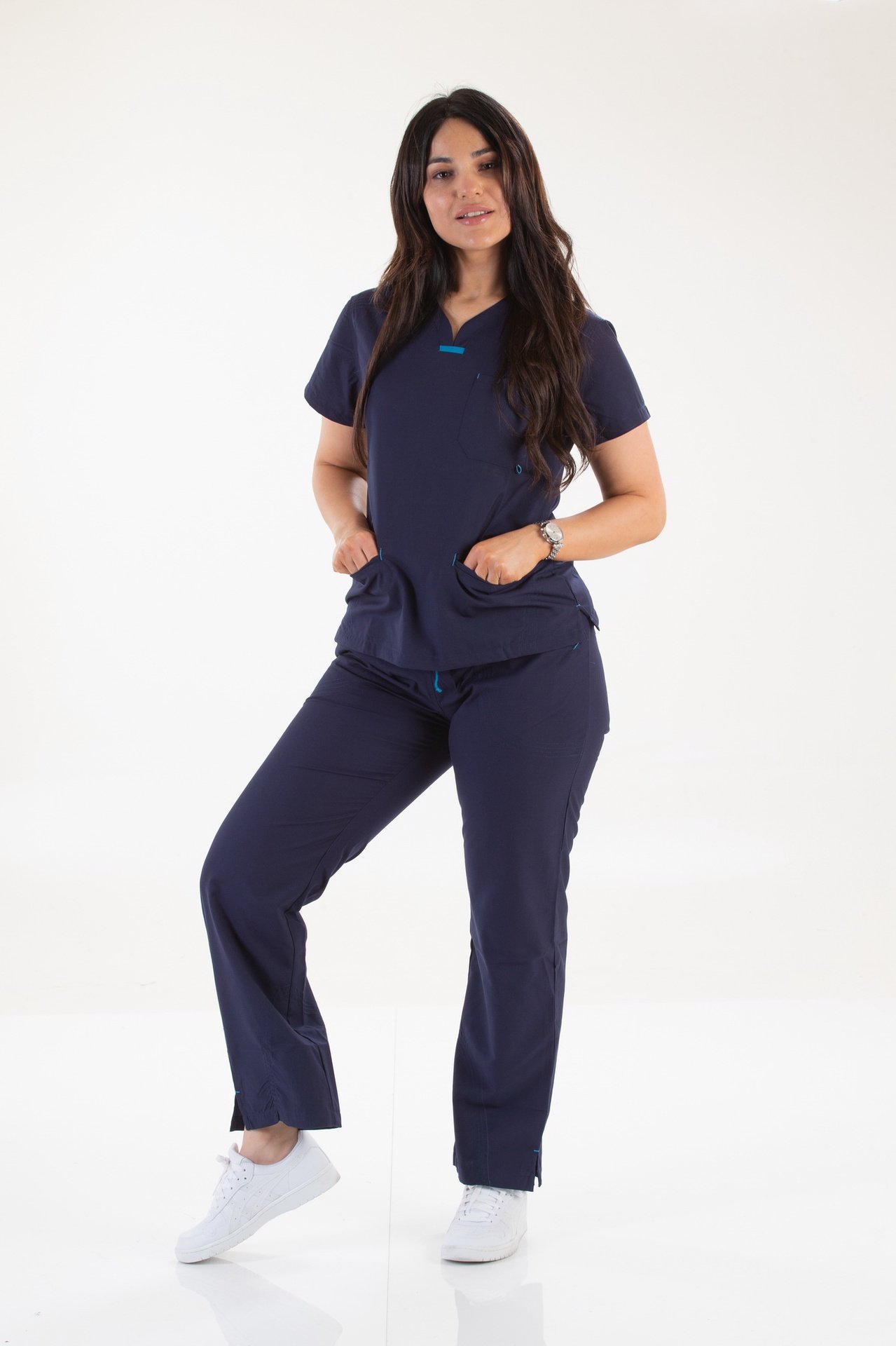 Women'S Scrub Pants Australia | Signature Boot-Cut - Navy Blue